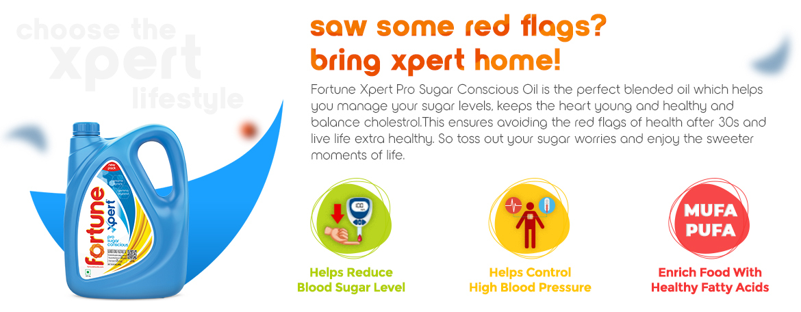 Healthy Fortune Xpert Pro Sugar Conscious Oil | Fortune Foods