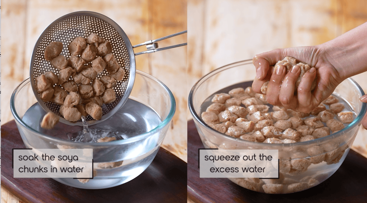 Easy To Make Soya Chilli Recipe with Soya Chunks